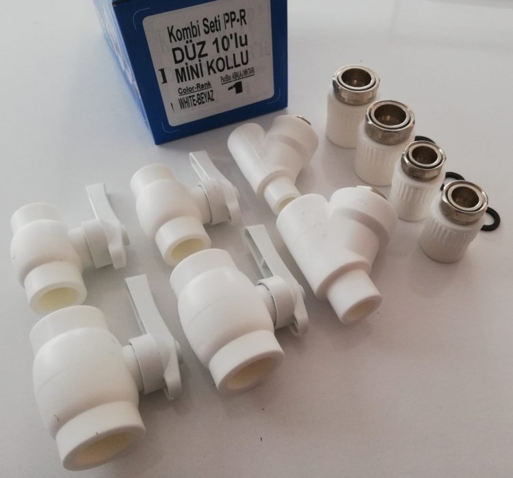 Kalde Eko Düz Kombi Seti 10 Lu - Kombi Kazan Tesisat